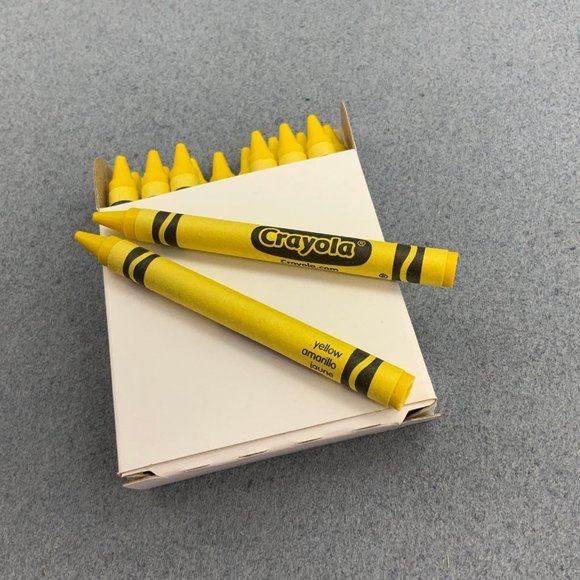 Crayola | Office | Crayola Crayons Lot Of 6 Standard Size Yellow Amarillo Jaune Bts | Poshmark